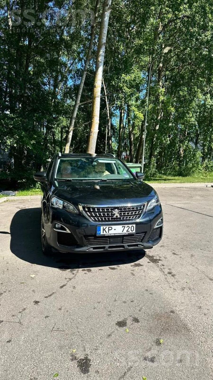 Black Peugeot 3008 2017 in Riga, with an engine capacity of 1.60 L and mileage of 314 thousand km for 8250 €, photo 5 on AUTOMOTO.COM.LV