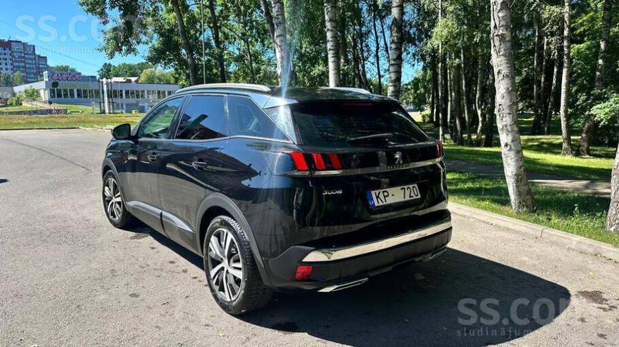 Black Peugeot 3008 2017 in Riga, with an engine capacity of 1.60 L and mileage of 314 thousand km for 8250 €, photo 7 on AUTOMOTO.COM.LV