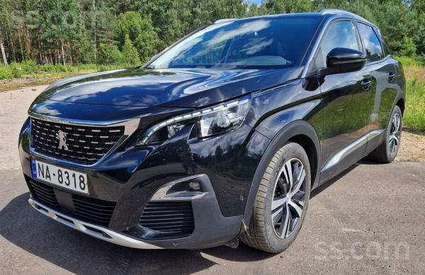 Black Peugeot 3008 2017 in Riga, with an engine capacity of 1.60 L and mileage of 161 thousand km for 13700 €, photo 1 on AUTOMOTO.COM.LV