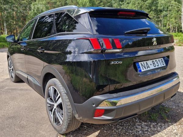 Black Peugeot 3008 2017 in Riga, with an engine capacity of 1.60 L and mileage of 161 thousand km for 13700 €, photo 3 on AUTOMOTO.COM.LV