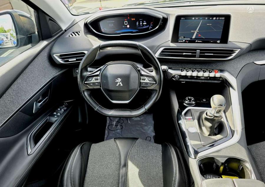 Melns Peugeot 3008 2017 Tauragė, ar dzinēja tilpumu 1.56 L un nobraukumu 240 tūkst. km par 8700 €, foto 16 vietnē AUTOMOTO.COM.LV