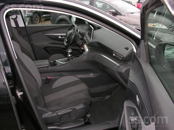Melns Peugeot 3008 2017 Rīga, ar dzinēja tilpumu 1.60 L un nobraukumu 180 tūkst. km par 10300 €, foto 7 vietnē AUTOMOTO.COM.LV