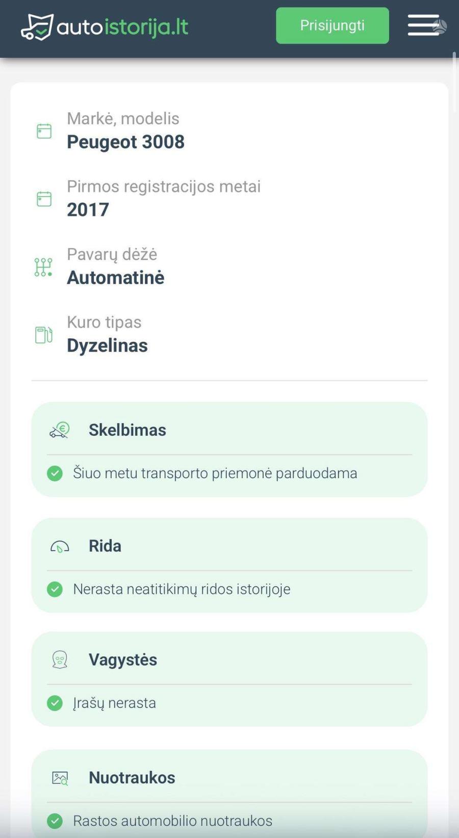Melns Peugeot 3008 2017 Tauragė, ar dzinēja tilpumu 2.00 L un nobraukumu 254 tūkst. km par 13400 €, foto 50 vietnē AUTOMOTO.COM.LV
