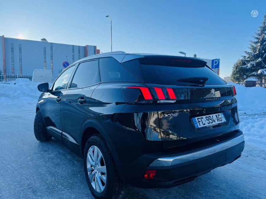 Black Peugeot 3008 2018 in Kaunas, with an engine capacity of 1.60 L and mileage of 250 thousand km for 10350 €, photo 3 on AUTOMOTO.COM.LV