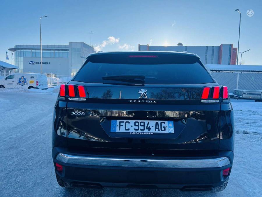Black Peugeot 3008 2018 in Kaunas, with an engine capacity of 1.60 L and mileage of 250 thousand km for 10350 €, photo 16 on AUTOMOTO.COM.LV