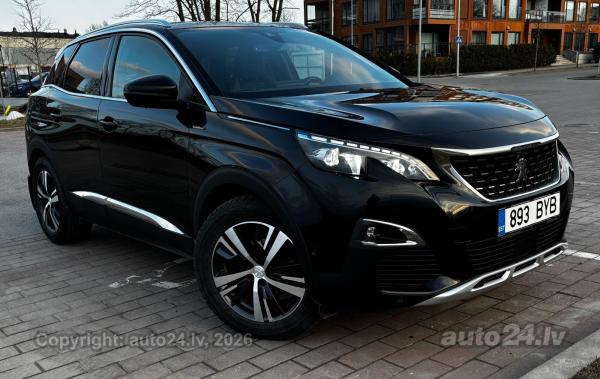 Melns Peugeot 3008 2018 Tallina, ar dzinēja tilpumu 1.50 L un nobraukumu 176 tūkst. km par 14900 €, foto 1 vietnē AUTOMOTO.COM.LV