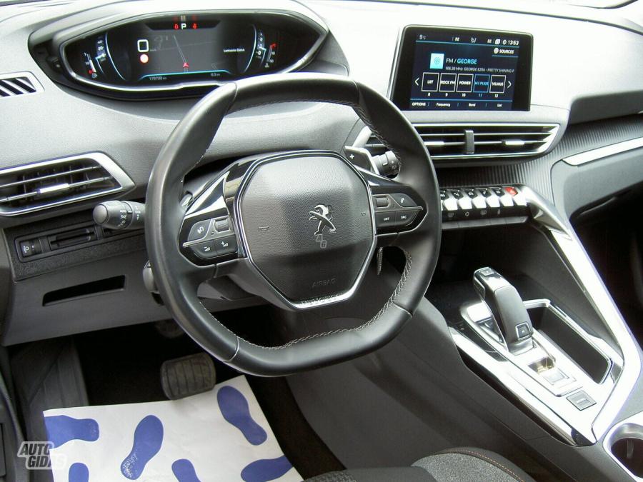 Black Peugeot 3008 2018 in Vilnius, with an engine capacity of 1.60 L and mileage of 179 thousand km for 11499 €, photo 12 on AUTOMOTO.COM.LV