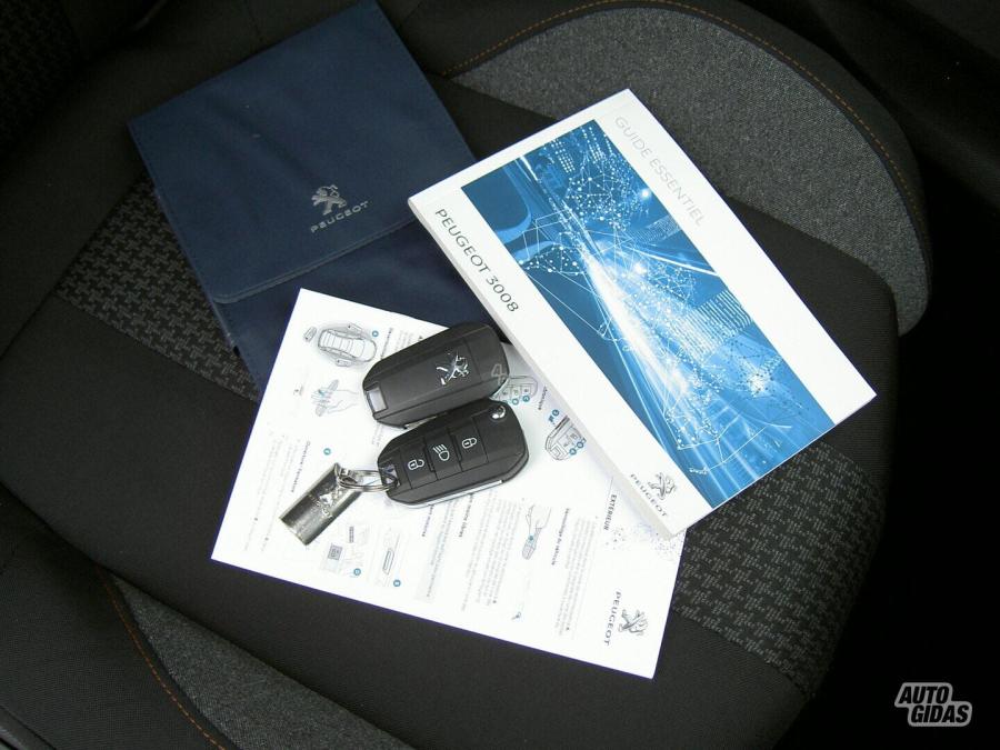 Black Peugeot 3008 2018 in Vilnius, with an engine capacity of 1.60 L and mileage of 179 thousand km for 11499 €, photo 21 on AUTOMOTO.COM.LV