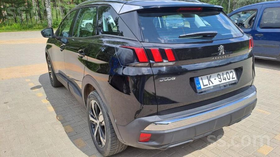 Melns Peugeot 3008 2018 Rīga, ar dzinēja tilpumu 1.20 L un nobraukumu 68 tūkst. km par 13800 €, foto 3 vietnē AUTOMOTO.COM.LV