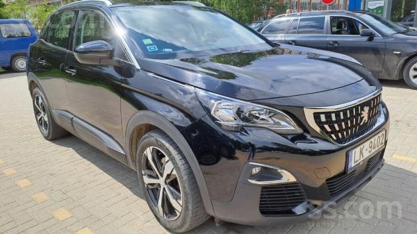 Black Peugeot 3008 2018 in Riga, with an engine capacity of 1.20 L and mileage of 68 thousand km for 13500 €, photo 6 on AUTOMOTO.COM.LV