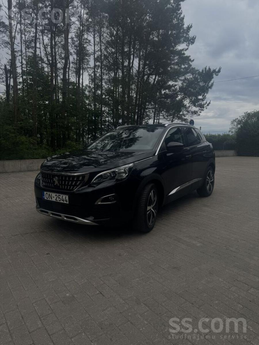 Black Peugeot 3008 2018 in Riga, with an engine capacity of 1.20 L and mileage of 138 thousand km for 9950 €, photo 1 on AUTOMOTO.COM.LV