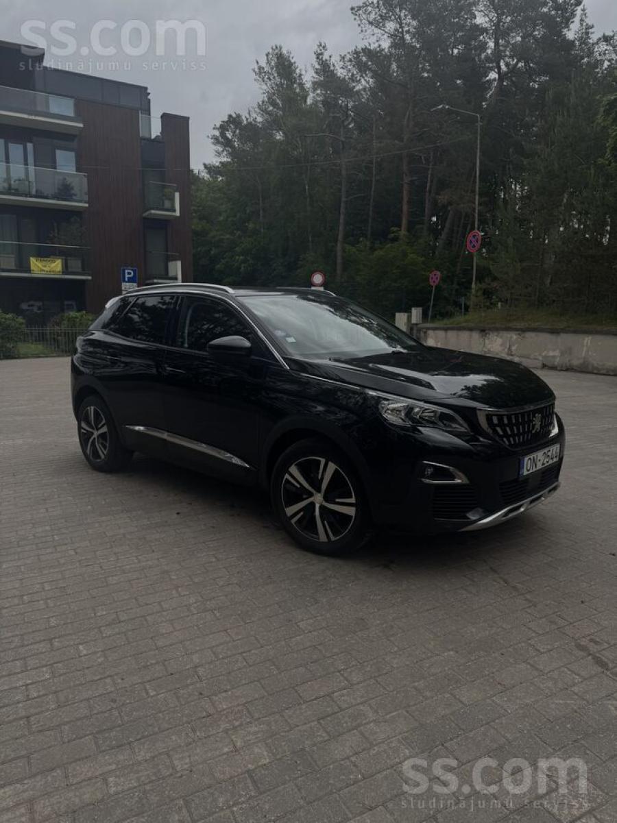 Black Peugeot 3008 2018 in Riga, with an engine capacity of 1.20 L and mileage of 138 thousand km for 9950 €, photo 3 on AUTOMOTO.COM.LV