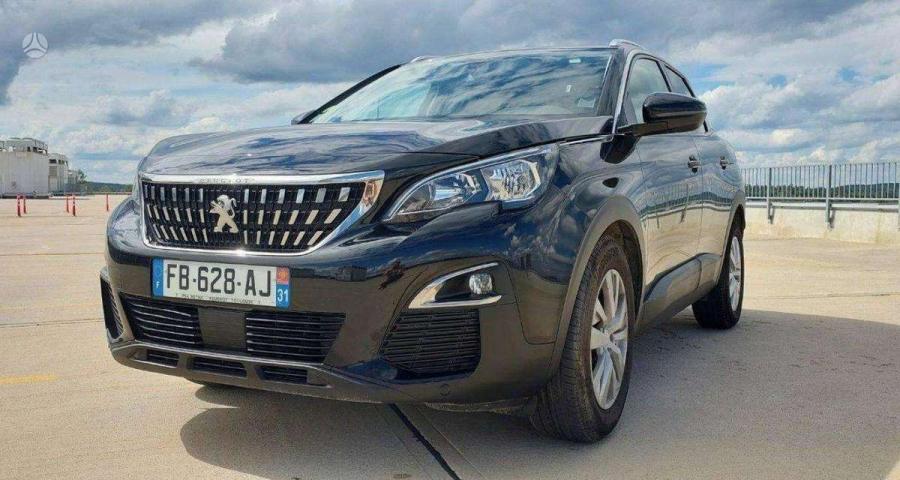 Black Peugeot 3008 2018 in Vilnius, with an engine capacity of 1.50 L and mileage of 150 thousand km for 13899 €, photo 1 on AUTOMOTO.COM.LV