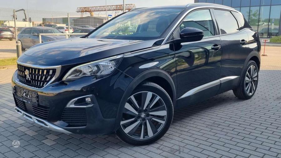 Melns Peugeot 3008 2018 Šauļi, ar dzinēja tilpumu 1.60 L un nobraukumu 210 tūkst. km par 11200 €, foto 1 vietnē AUTOMOTO.COM.LV
