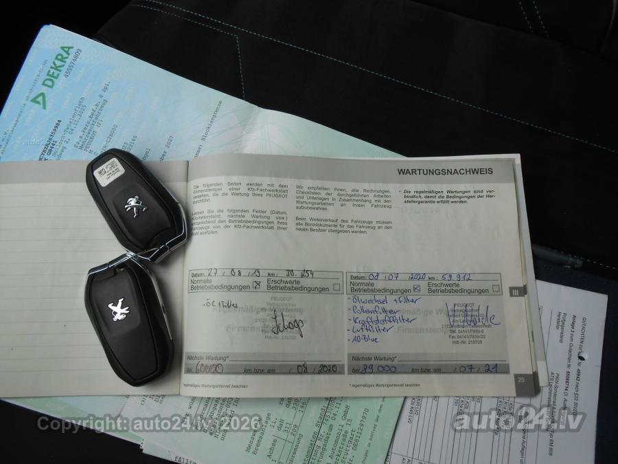 Черный Пежо 3008 2018 в Вильянди, объемом двигателя 1.50 л и пробегом 143 тыс. км за 13790 €, фото 17 на AUTOMOTO.COM.LV
