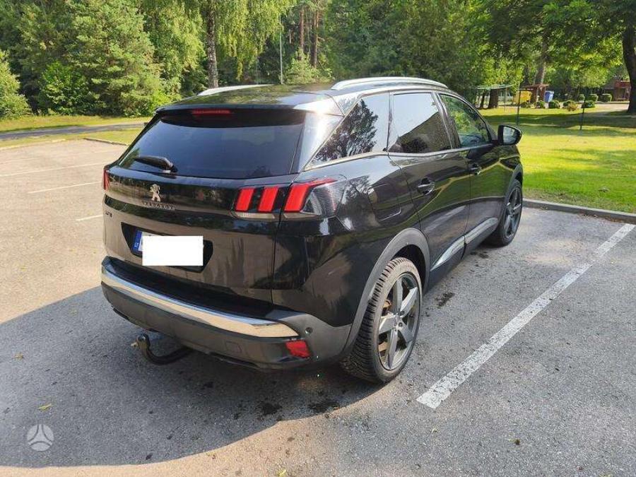 Black Peugeot 3008 2018 in Kaunas, with an engine capacity of 1.50 L and mileage of 194 thousand km for 12600 €, photo 20 on AUTOMOTO.COM.LV
