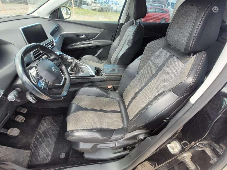 Melns Peugeot 3008 2018 Viļņa, ar dzinēja tilpumu 1.20 L un nobraukumu 177 tūkst. km par 7400 €, foto 9 vietnē AUTOMOTO.COM.LV