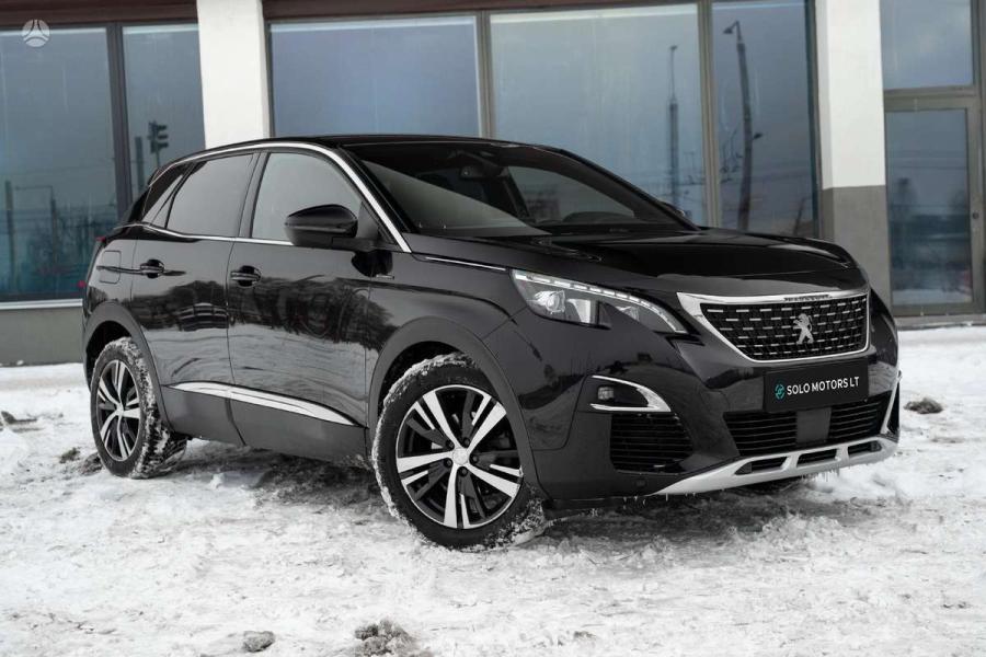 Black Peugeot 3008 2019 in Vilnius, with an engine capacity of 1.60 L and mileage of 158 thousand km for 14950 €, photo 1 on AUTOMOTO.COM.LV