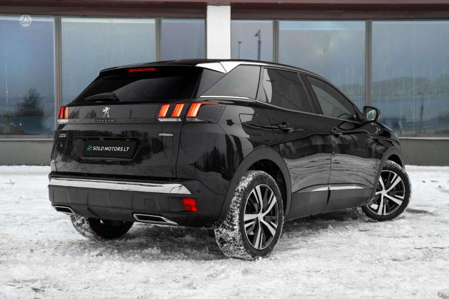 Black Peugeot 3008 2019 in Vilnius, with an engine capacity of 1.60 L and mileage of 158 thousand km for 14950 €, photo 3 on AUTOMOTO.COM.LV