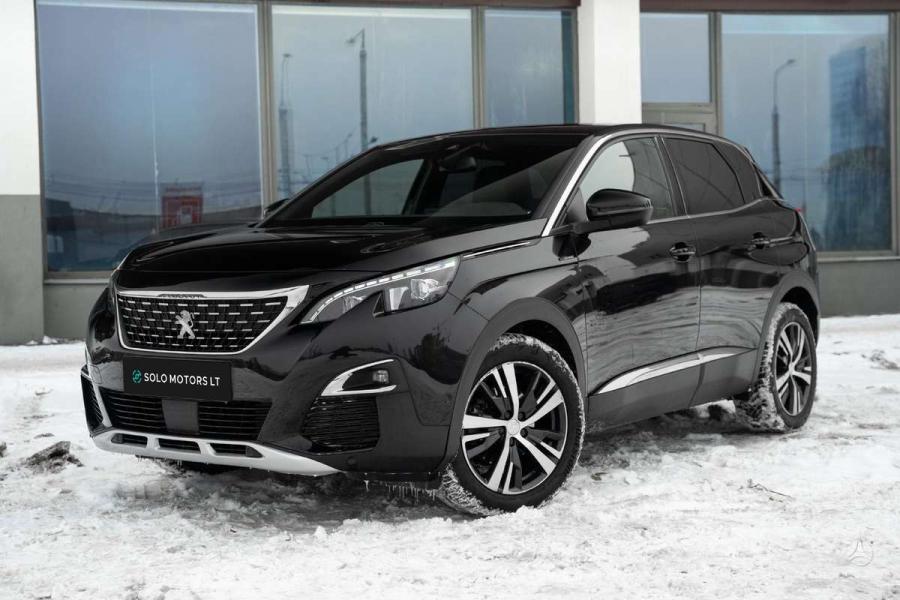 Black Peugeot 3008 2019 in Vilnius, with an engine capacity of 1.60 L and mileage of 158 thousand km for 14950 €, photo 6 on AUTOMOTO.COM.LV