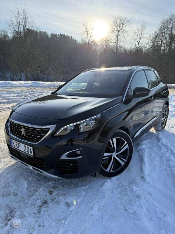 Black Peugeot 3008 2019 in Vilnius, with an engine capacity of 1.60 L and mileage of 71 thousand km for 17500 €, photo 4 on AUTOMOTO.COM.LV