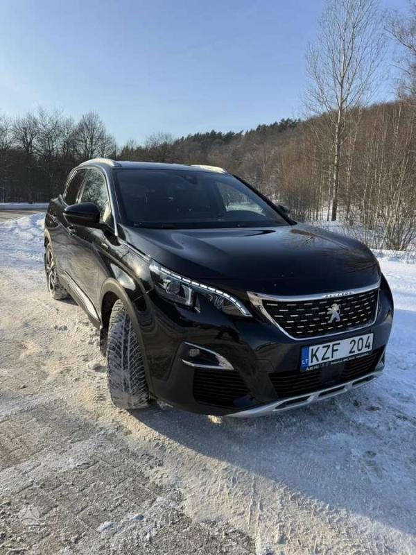 Black Peugeot 3008 2019 in Vilnius, with an engine capacity of 1.60 L and mileage of 71 thousand km for 17500 €, photo 5 on AUTOMOTO.COM.LV