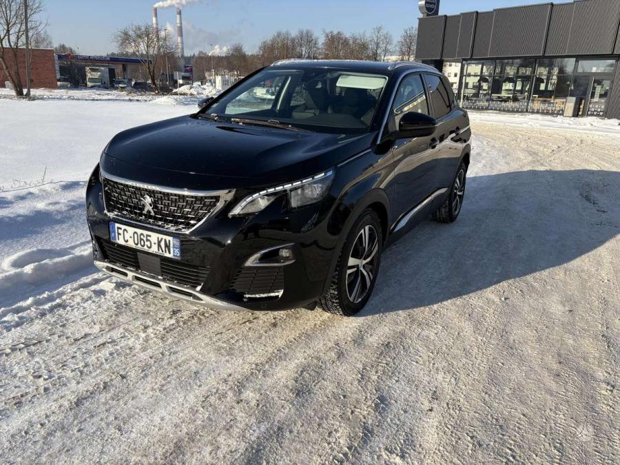 Black Peugeot 3008 2019 in Kaunas, with an engine capacity of 1.50 L and mileage of 160 thousand km for 13300 €, photo 1 on AUTOMOTO.COM.LV