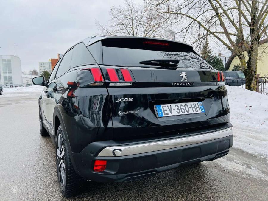 Melns Peugeot 3008 2019 Kauņa, ar dzinēja tilpumu 1.56 L un nobraukumu 259 tūkst. km par 12850 €, foto 8 vietnē AUTOMOTO.COM.LV