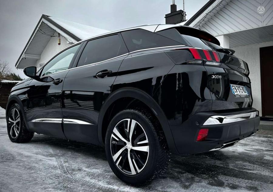 Black Peugeot 3008 2019 in Kaunas, with an engine capacity of 2.00 L and mileage of 240 thousand km for 12800 €, photo 20 on AUTOMOTO.COM.LV
