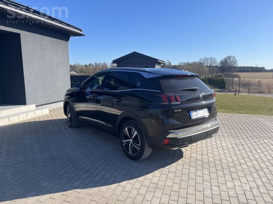 Melns Peugeot 3008 2019 Valmiera, ar dzinēja tilpumu 1.50 L un nobraukumu 166 tūkst. km par 13400 €, foto 3 vietnē AUTOMOTO.COM.LV