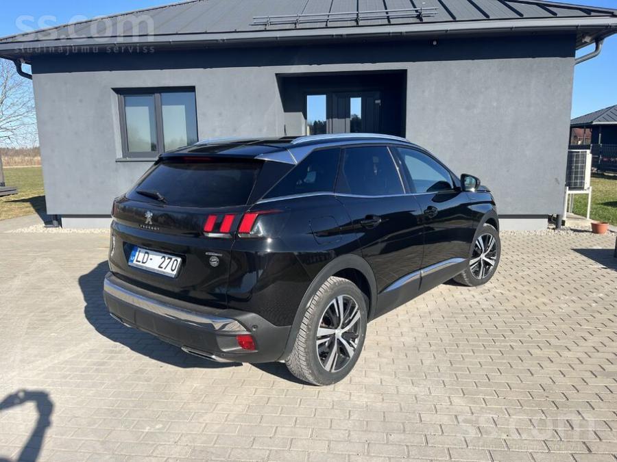 Melns Peugeot 3008 2019 Valmiera, ar dzinēja tilpumu 1.50 L un nobraukumu 166 tūkst. km par 13400 €, foto 4 vietnē AUTOMOTO.COM.LV
