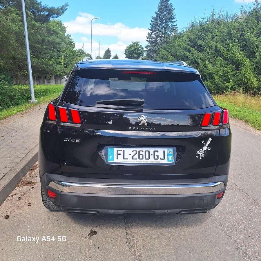 Черный Пежо 3008 2019 в Таураге, объемом двигателя 1.50 л и пробегом 133 тыс. км за 13900 €, фото 8 на AUTOMOTO.COM.LV