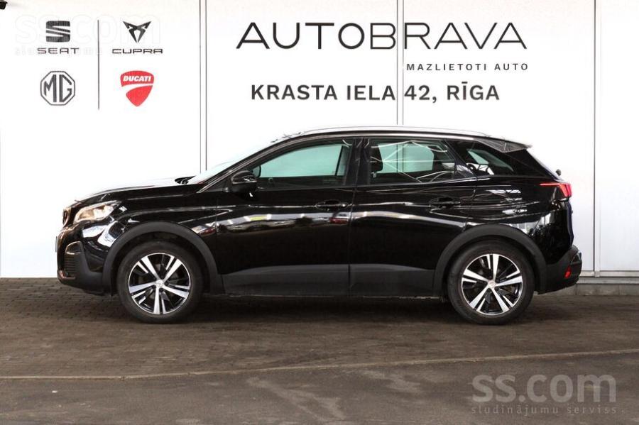Black Peugeot 3008 2019 in Riga, with an engine capacity of 1.50 L and mileage of 96 thousand km for 13490 €, photo 5 on AUTOMOTO.COM.LV