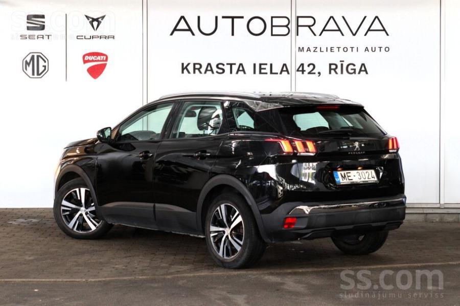 Black Peugeot 3008 2019 in Riga, with an engine capacity of 1.50 L and mileage of 96 thousand km for 13490 €, photo 7 on AUTOMOTO.COM.LV