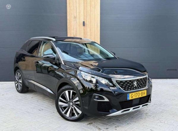 Black Peugeot 3008 2019 in Kaunas, with an engine capacity of 1.20 L and mileage of 231 thousand km for 12150 €, photo 1 on AUTOMOTO.COM.LV