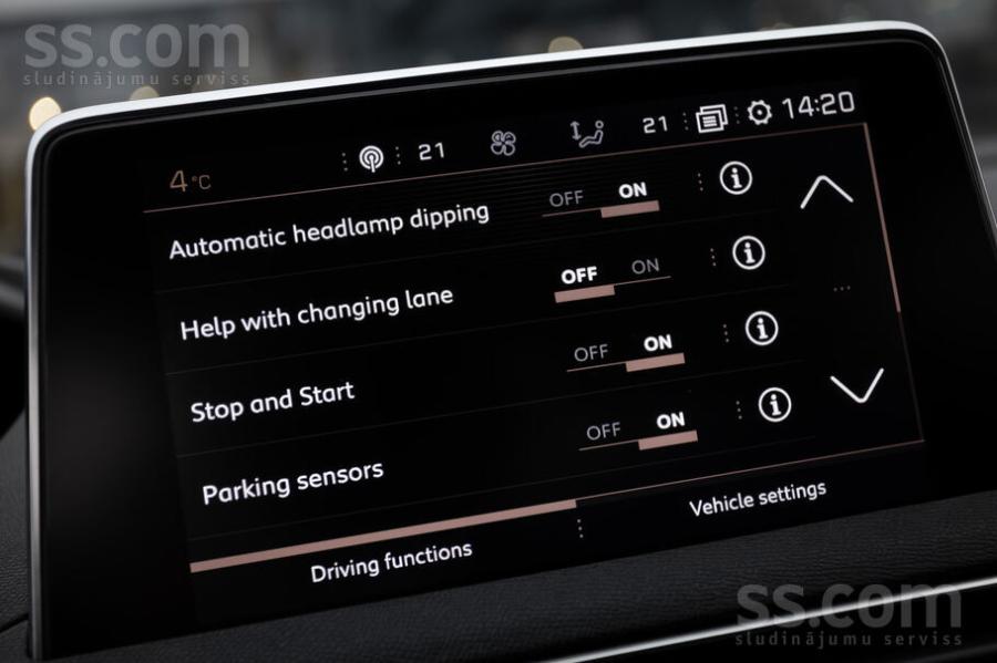 Черный Пежо 3008 2020 в Елгава, объемом двигателя 2.00 л и пробегом 163 тыс. км за 15300 €, фото 28 на AUTOMOTO.COM.LV