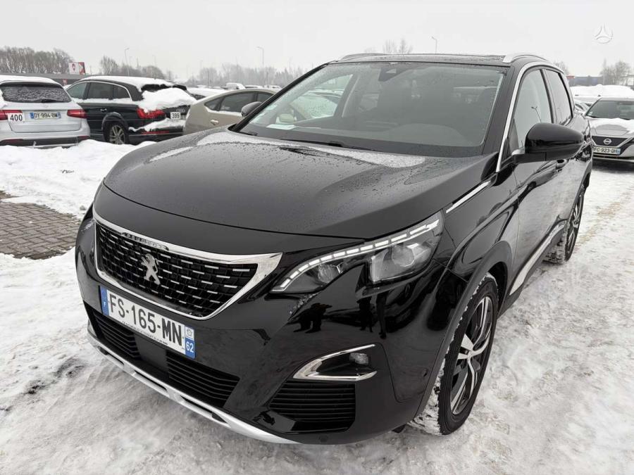 Black Peugeot 3008 2020 in Taurage, with an engine capacity of 1.20 L and mileage of 97 thousand km for 11900 €, photo 1 on AUTOMOTO.COM.LV