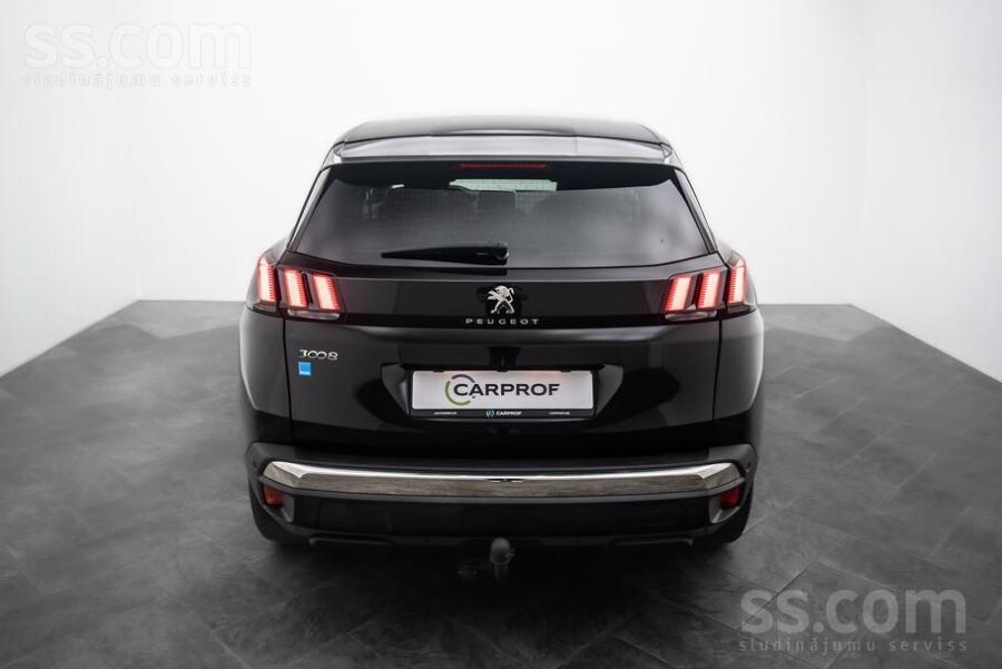 Black Peugeot 3008 2020 in Tallinn, with an engine capacity of 1.20 L and mileage of 139 thousand km for 13999 €, photo 8 on AUTOMOTO.COM.LV
