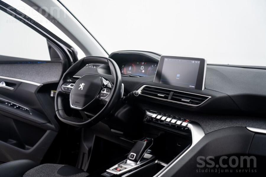 Black Peugeot 3008 2020 in Tallinn, with an engine capacity of 1.20 L and mileage of 139 thousand km for 13999 €, photo 15 on AUTOMOTO.COM.LV
