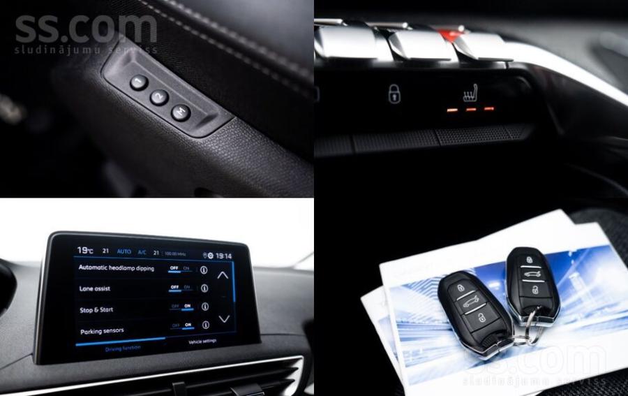 Black Peugeot 3008 2020 in Tallinn, with an engine capacity of 1.20 L and mileage of 139 thousand km for 13999 €, photo 16 on AUTOMOTO.COM.LV