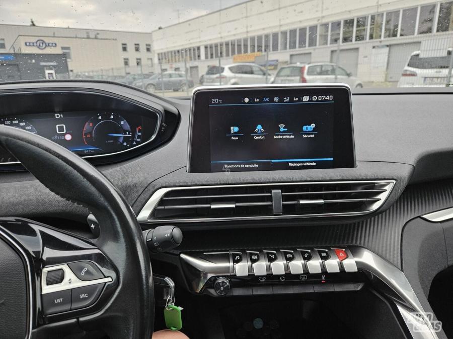 Черный Пежо 3008 2020 в Паневежис, объемом двигателя 1.50 л и пробегом 253 тыс. км за 9500 €, фото 19 на AUTOMOTO.COM.LV