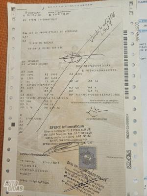Черный Пежо 3008 2020 в Паневежис, объемом двигателя 1.50 л и пробегом 253 тыс. км за 9500 €, фото 21 на AUTOMOTO.COM.LV