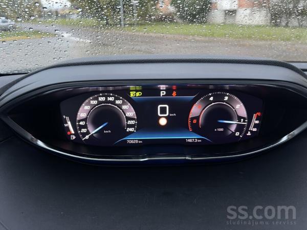 Black Peugeot 3008 2021 in Liepaja, with an engine capacity of 1.50 L and mileage of 70 thousand km for 19850 €, photo 11 on AUTOMOTO.COM.LV
