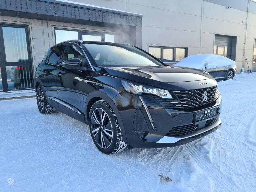 Black Peugeot 3008 2021 in Siauliai, with an engine capacity of 1.60 L and mileage of 144 thousand km for 20558 €, photo 3 on AUTOMOTO.COM.LV