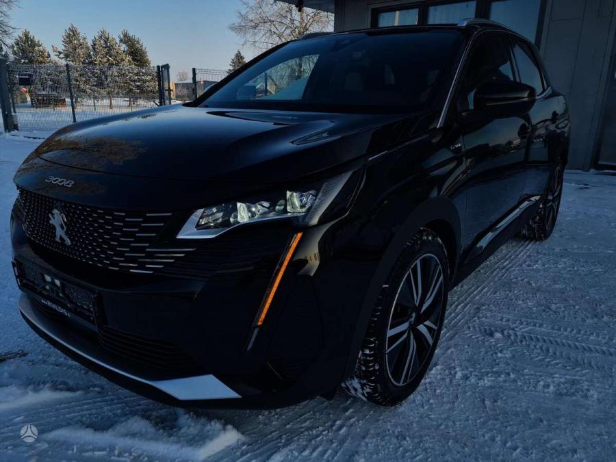 Black Peugeot 3008 2021 in Siauliai, with an engine capacity of 1.60 L and mileage of 144 thousand km for 20558 €, photo 7 on AUTOMOTO.COM.LV