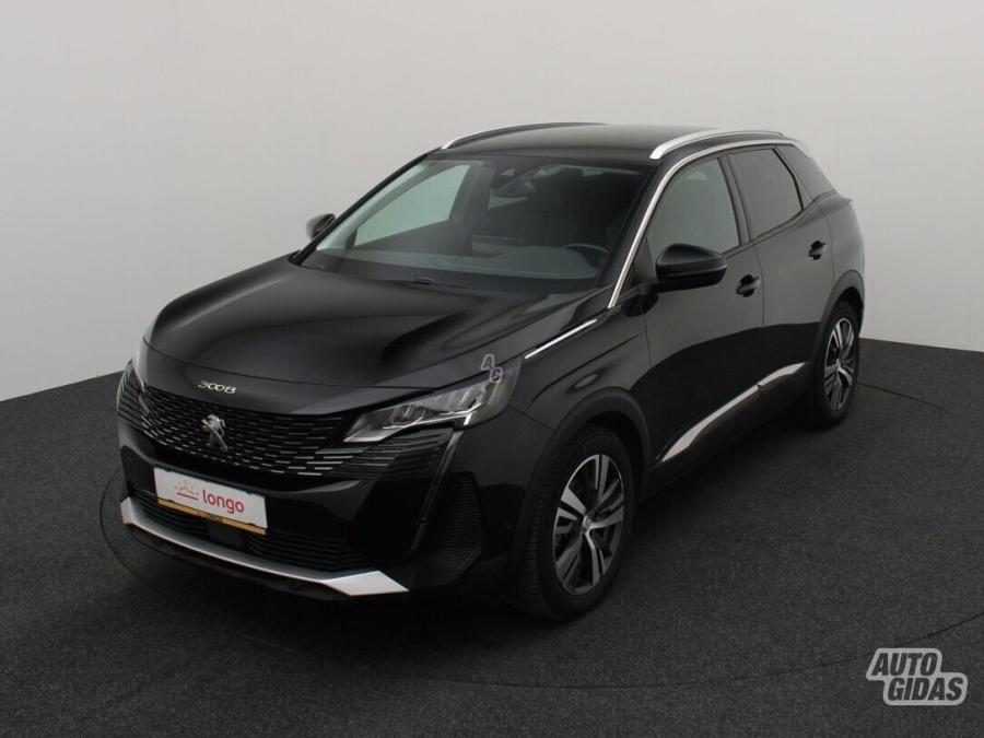 Black Peugeot 3008 2021 in Vilnius, with an engine capacity of 1.20 L and mileage of 158 thousand km for 14199 €, photo 1 on AUTOMOTO.COM.LV