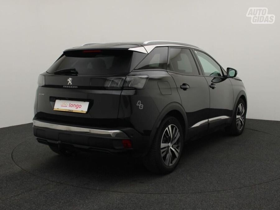 Black Peugeot 3008 2021 in Vilnius, with an engine capacity of 1.20 L and mileage of 158 thousand km for 14199 €, photo 8 on AUTOMOTO.COM.LV