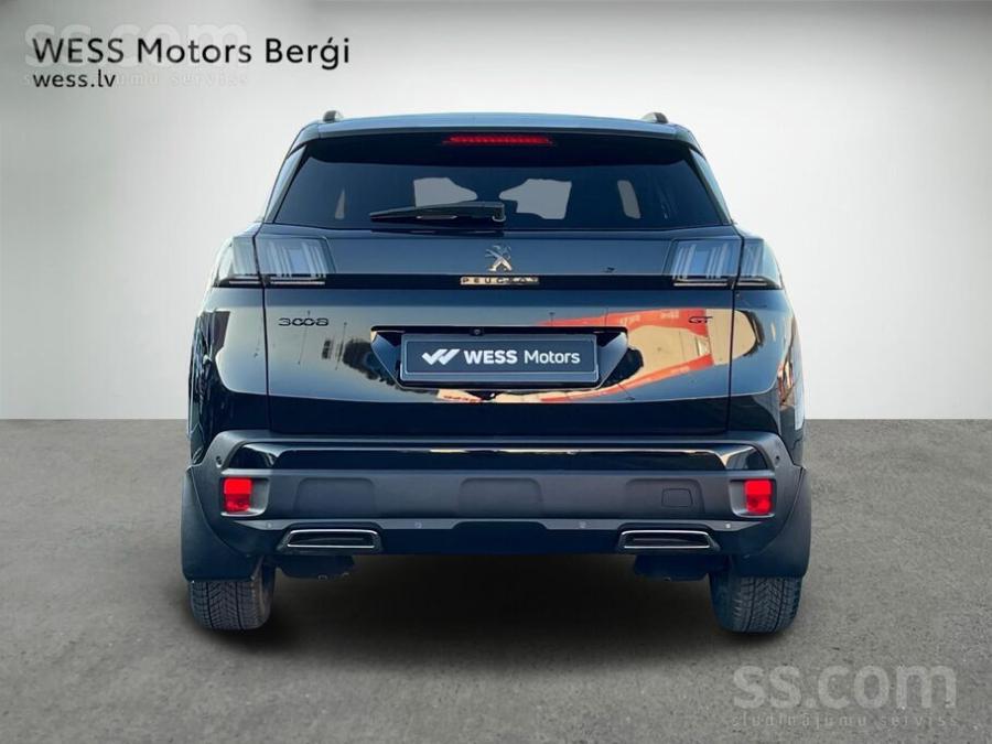 Black Peugeot 3008 2021 in Riga, with an engine capacity of 1.20 L and mileage of 94 thousand km for 20990 €, photo 5 on AUTOMOTO.COM.LV