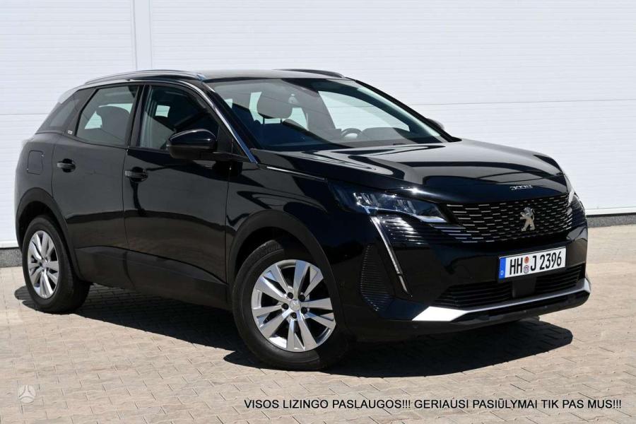 Melns Peugeot 3008 2021 Kretinga, ar dzinēja tilpumu 1.20 L un nobraukumu 112 tūkst. km par 12799 €, foto 1 vietnē AUTOMOTO.COM.LV