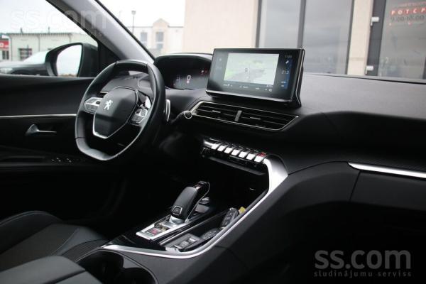 Black Peugeot 3008 2021 in Tukums, with an engine capacity of 1.50 L and mileage of 196 thousand km for 15995 €, photo 9 on AUTOMOTO.COM.LV